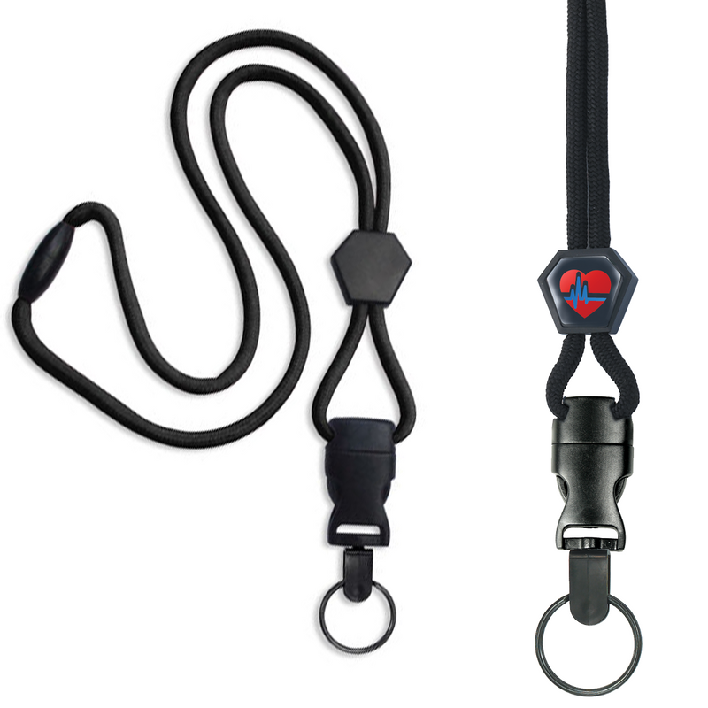 Custom Heavy Duty Breakaway Lanyard With Detachable Key Ring (2135-454X ...