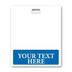 Custom Badge Buddy XL - Oversized Horizontal Printed Badge Cards ...