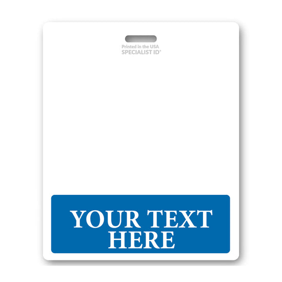 Oversized Fully Customizable Badge Buddy Horizontal XL- (Extra Large ...
