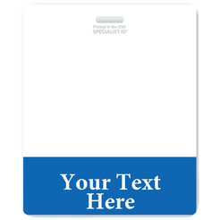 Custom Badge Buddy XL - Oversized Horizontal Printed Badge Cards ...