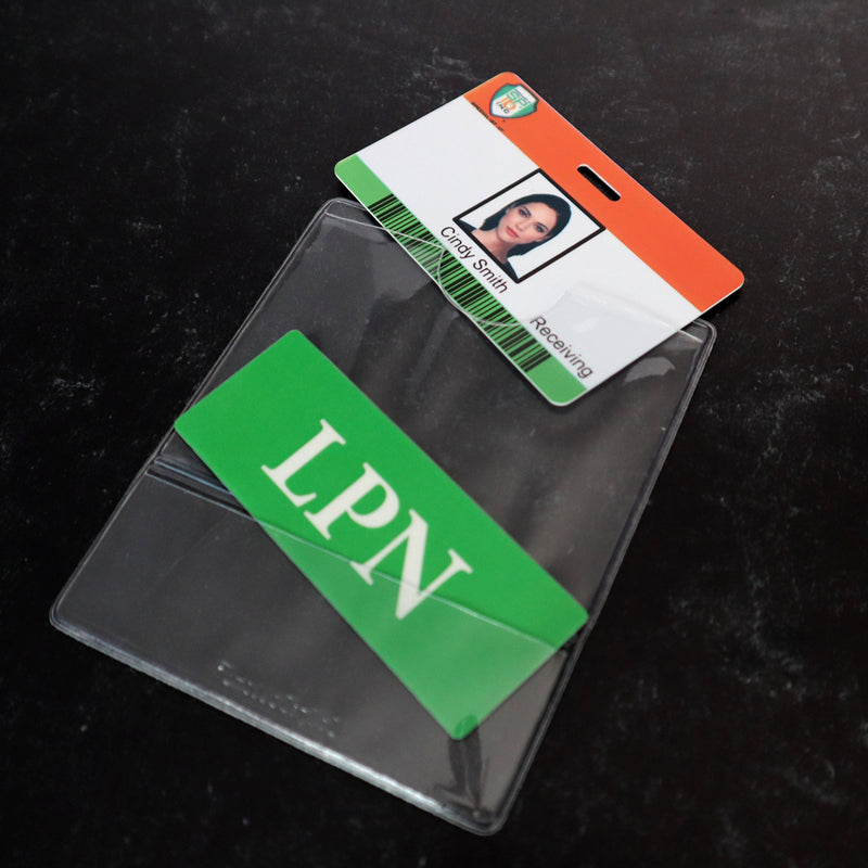 Custom Printed BadgeBottoms® Horizontal (Badge Holder & Badge Buddy IN ...