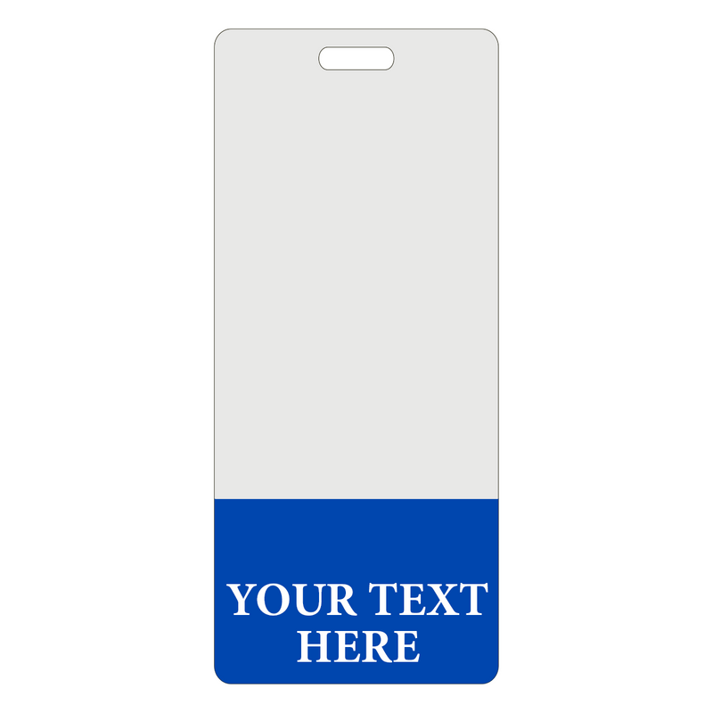 Custom Printed Clear Badge Buddies Vertical (Standard Size) - Customize ...