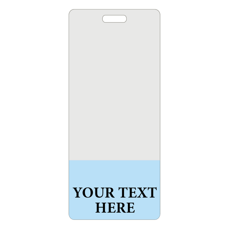 Custom Printed Clear Badge Buddies Vertical (Standard Size) - Customize ...