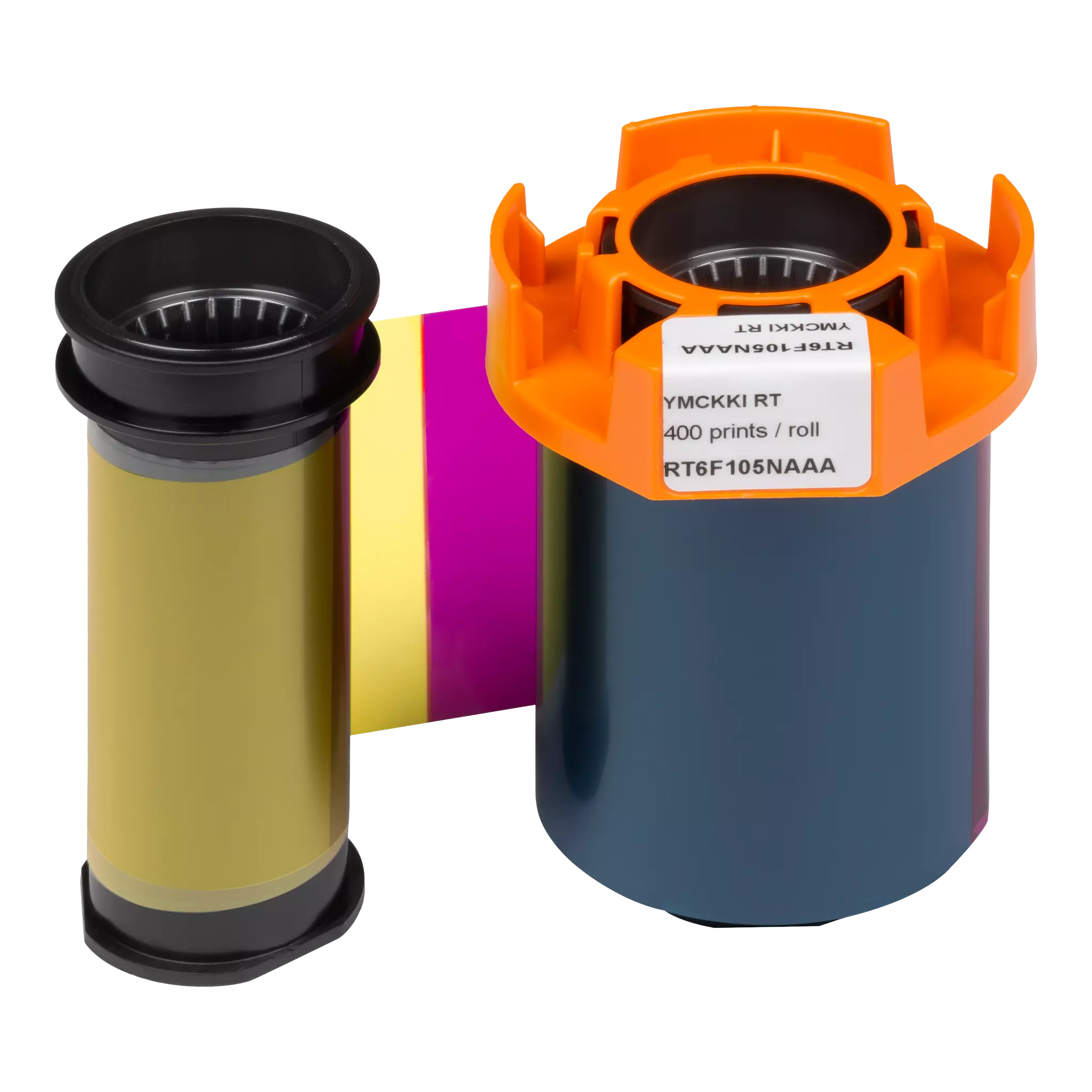 Evolis RT6F105NAAA YMCK-KI Retransfer Ribbon for Agilia, 400 Prints ...