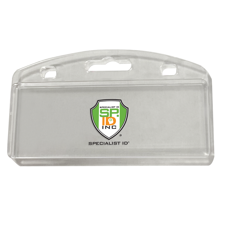 Custom Vertical Half Card Badge Holder for Access Cards | SpecialistID ...