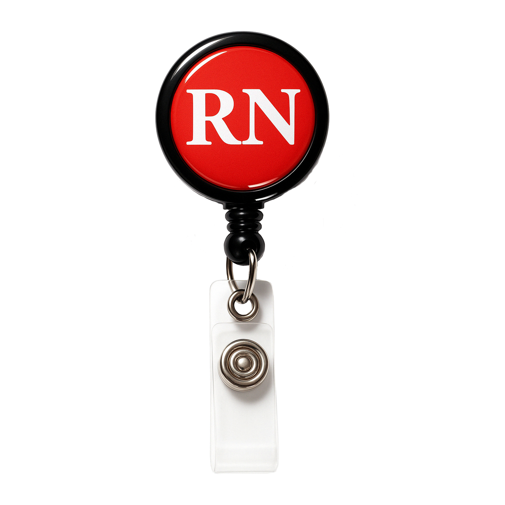 RN Badge Buddy Reel with Swivel Spring Clip - Nurse Badge Buddy and ...