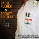 Clear Vinyl Pocket Protector With ID Badge Holder (P/N PPL63X ...