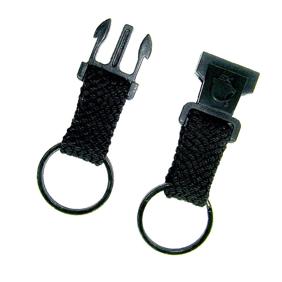 EK Black Lanyard With Two Detachable Key Rings with This nylon cord ...