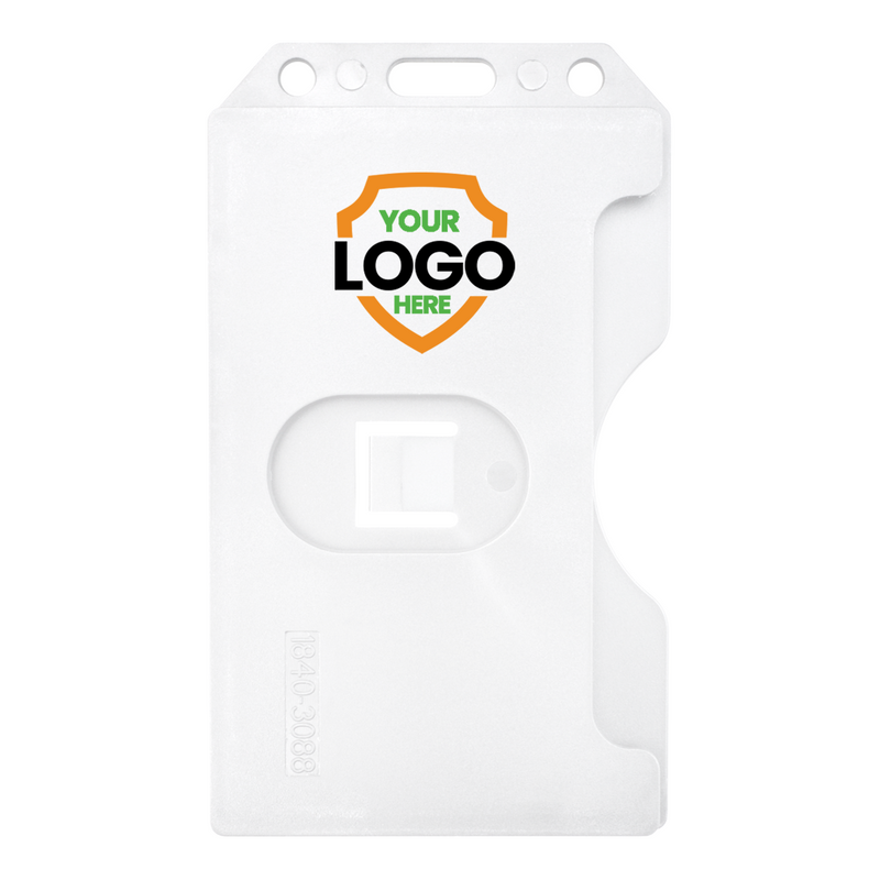 Custom 2-Sided Rigid Vertical Multi-Card Holder (1840-308X) - Add Your ...
