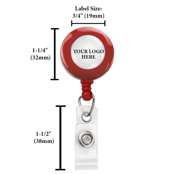 Custom Badge Reels: Bulk Order Easily Online | www.SpecialistID.com – Black