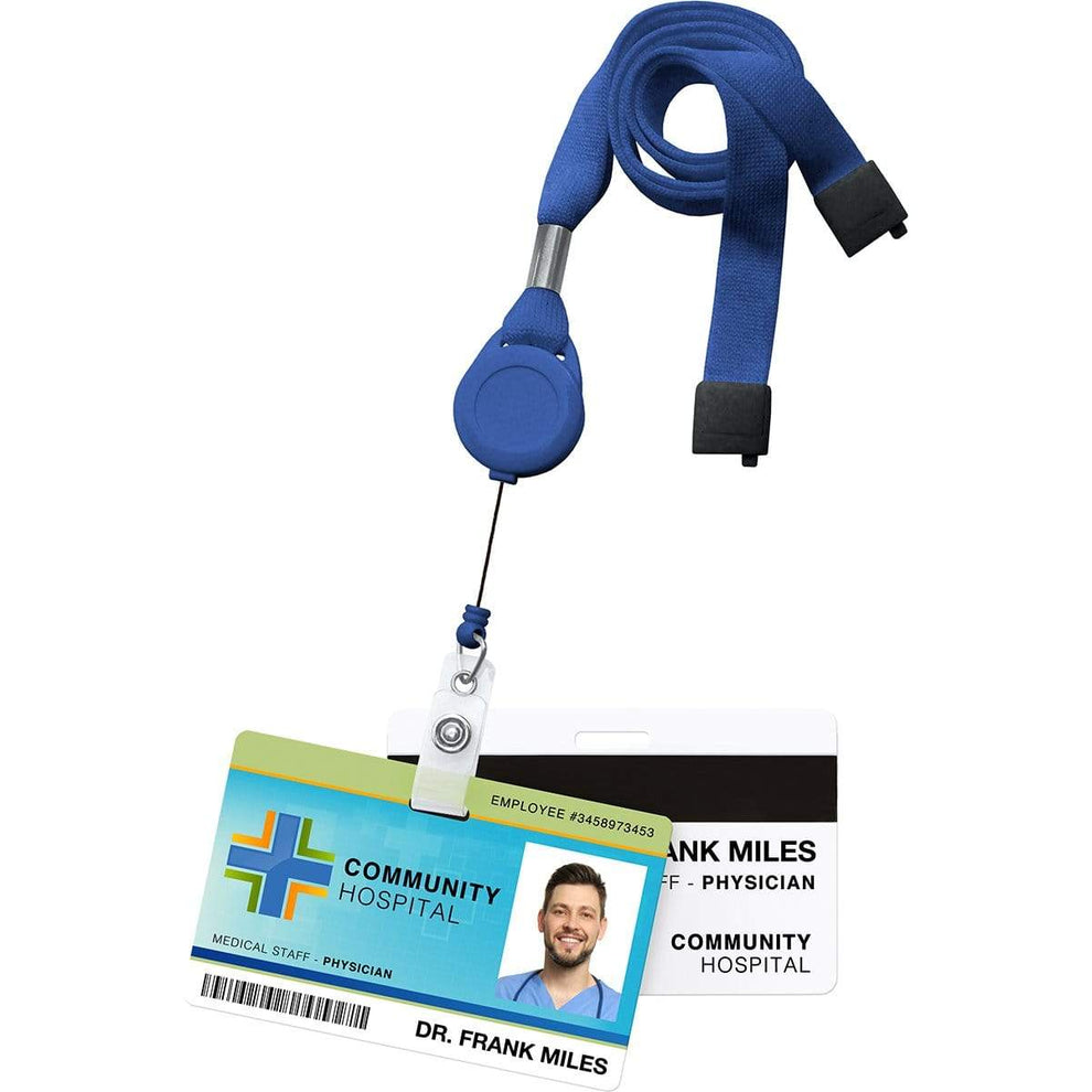 Breakaway Lanyard Badge Reel Combo, 9 Colors (2138-700X) – Black ...