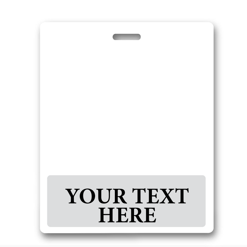 Oversized Custom Printed Horizontal XL Badge Buddy (Extra Large Size ...