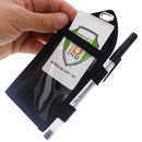 Vinyl Slotted 2 Pocket Black Credential Wallet (P/N CW-2-BLK) and more ...