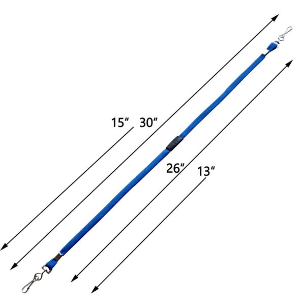 Double Ended Lanyard / Hanger with Breakaway Clasp - Swivel J Clips