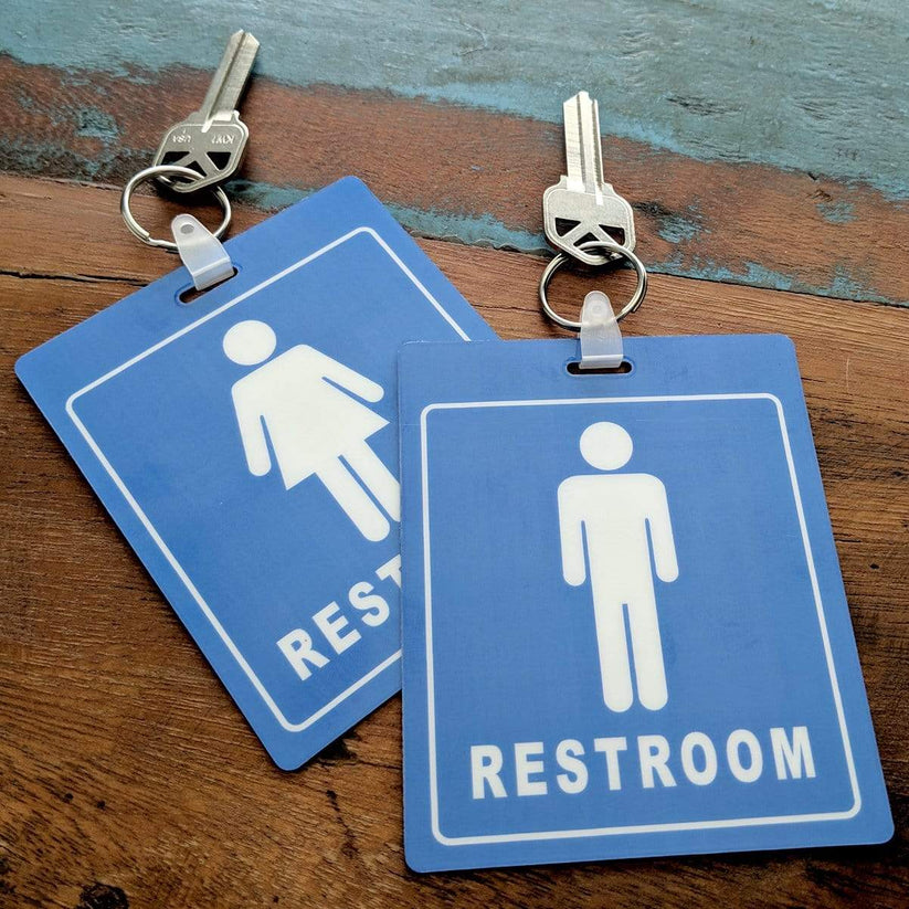 Heavy Duty Large Passes for Men and Women Restrooms with Key Holder ...