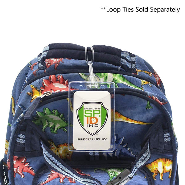 Premium Vinyl Vertical Badge Holder (506-N) and more Large Event Badge ...