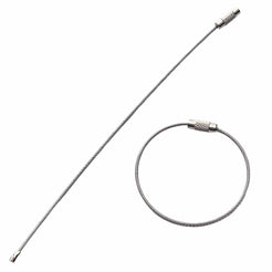 6 Inch Wire Loop Fasteners for Luggage Tags – SpecialistID.com